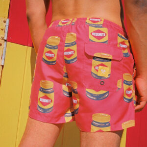 VEGEMITE Adult Boardies - Red - Tastes Like Australia